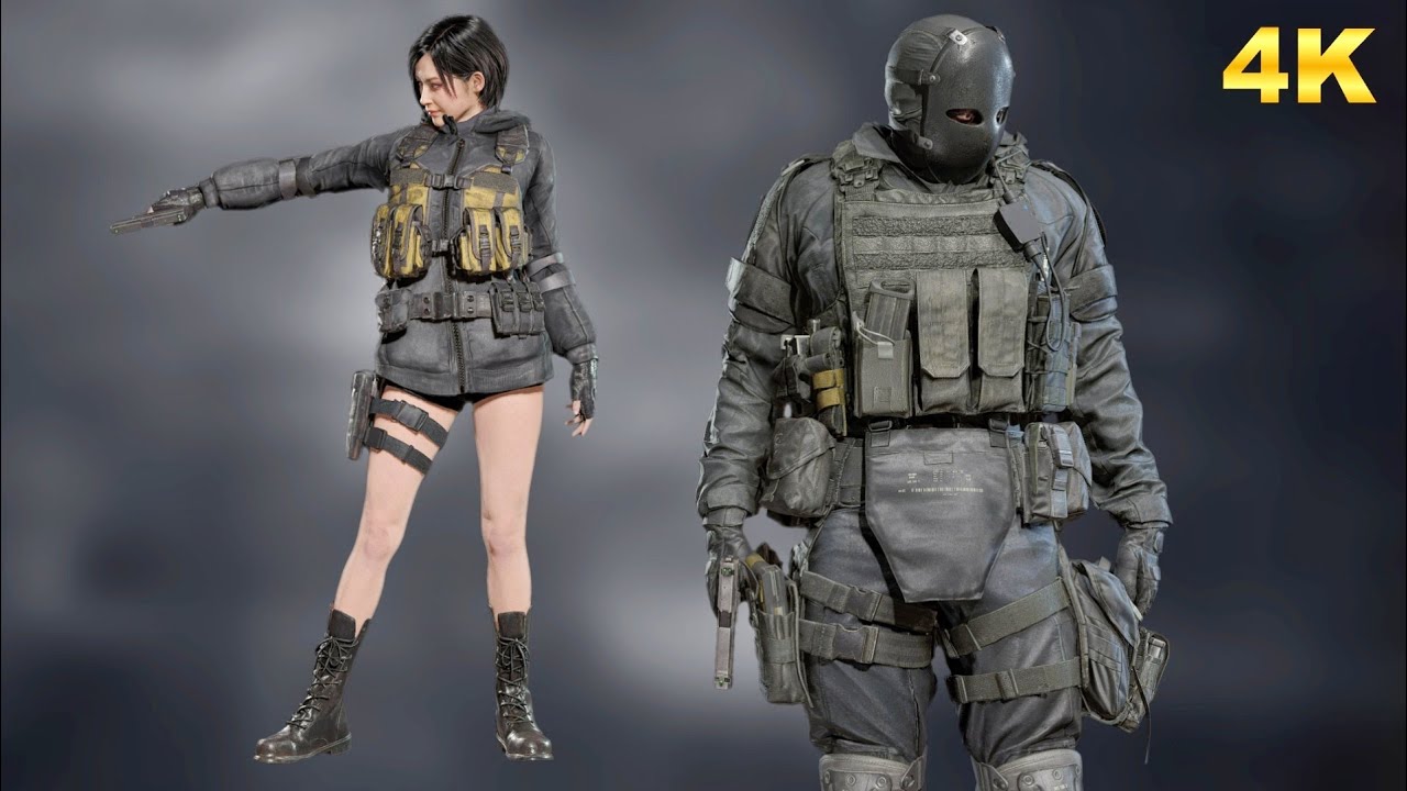 Resident Evil 4 | Lady HUNK Ada Meets Shadow Company (MW2022) 4K - YouTube