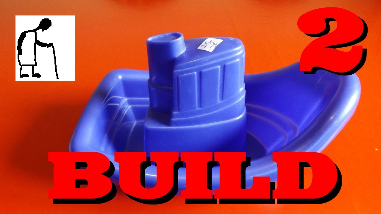 Outboard motor on Child's Toy Boat 2 BUILD - YouTube