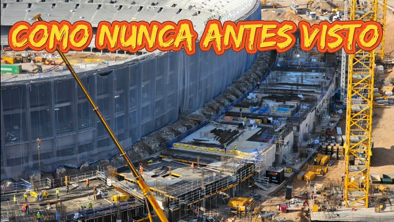 Obras en el Camp Nou a 14/02/24 VISTAS EXCLUSIVAS ' IMPACTANTE 😉👍 - YouTube