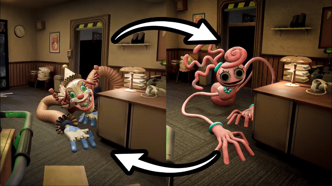 FNAF: Secret of the Mimic - Mommy Long Legs Scenes - YouTube