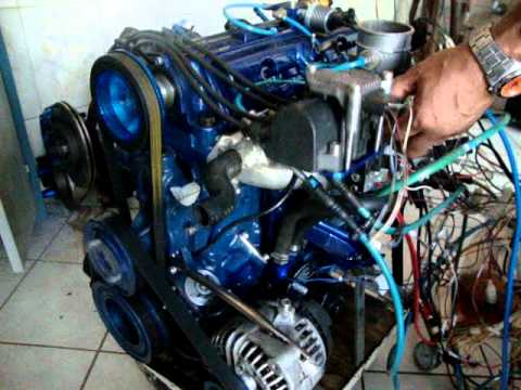Motor Chevette 1.6/s Fueltech FT400 - YouTube