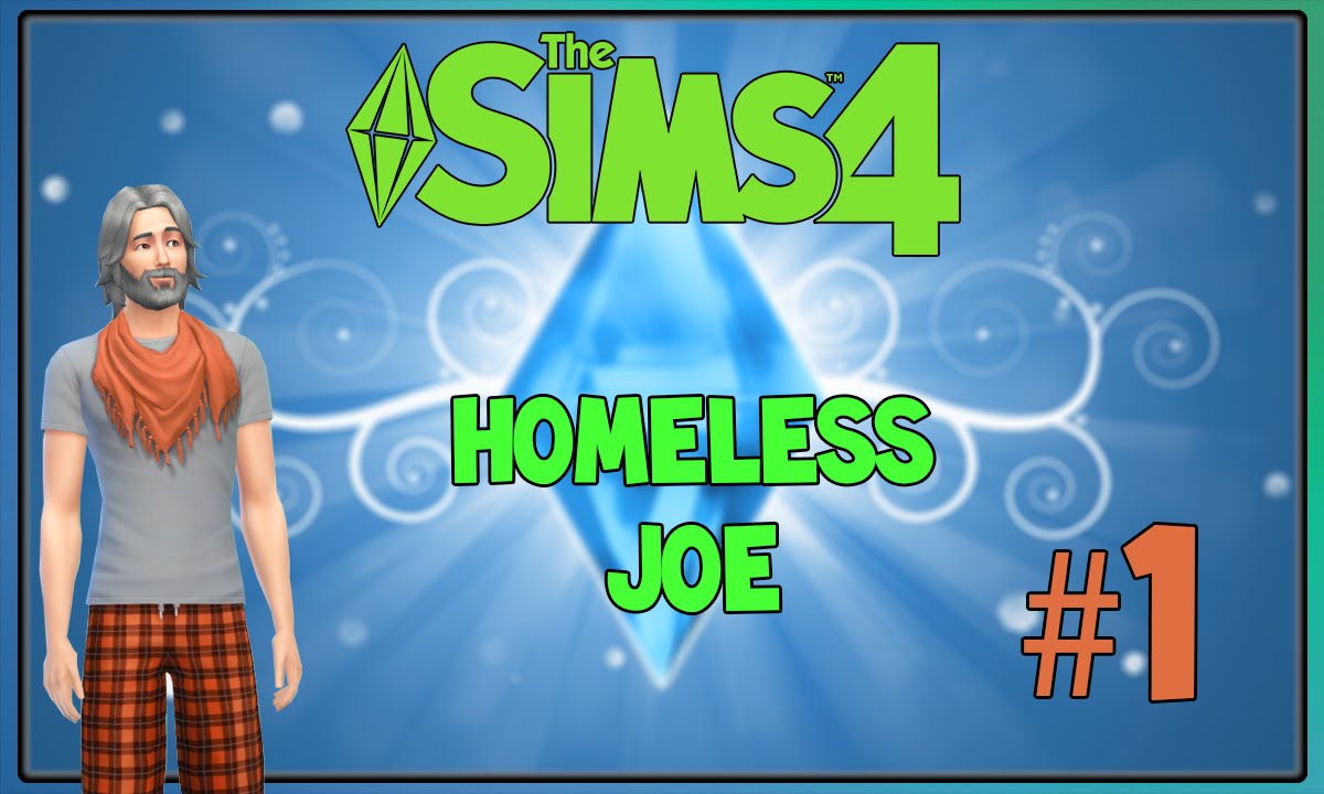 Homeless Joe Ep 1 | Sims 4 Lets Play | Introduction and The Cardboard ...