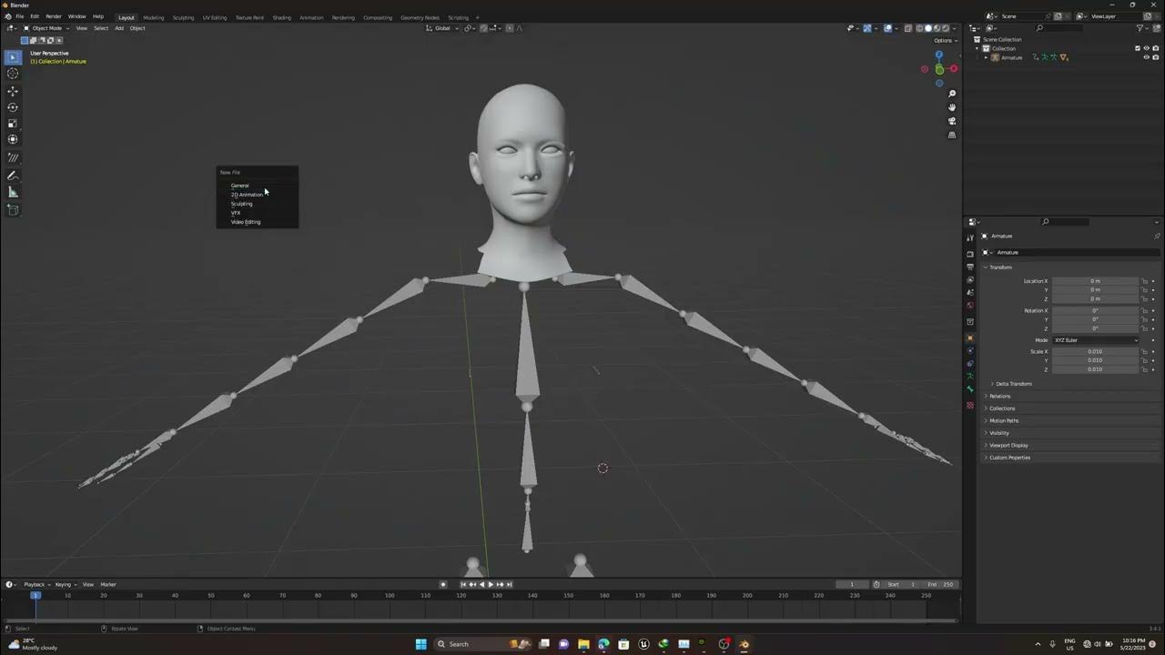 How To Export Body Individual Body Parts From Character Creator 4 - YouTube