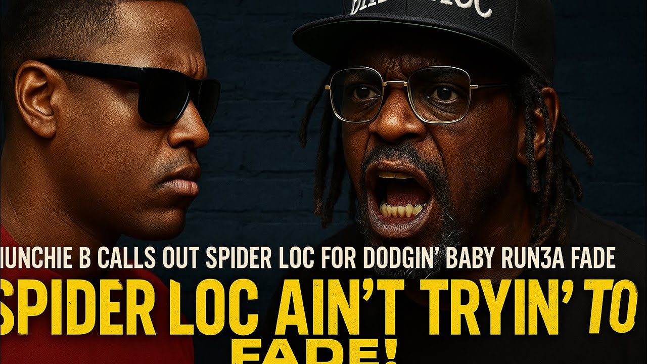🔥 “SPIDER LOC DUCKS THE FADE! 😤 MUNCHIE B EXPOSES HIM IN FRONT OF ...
