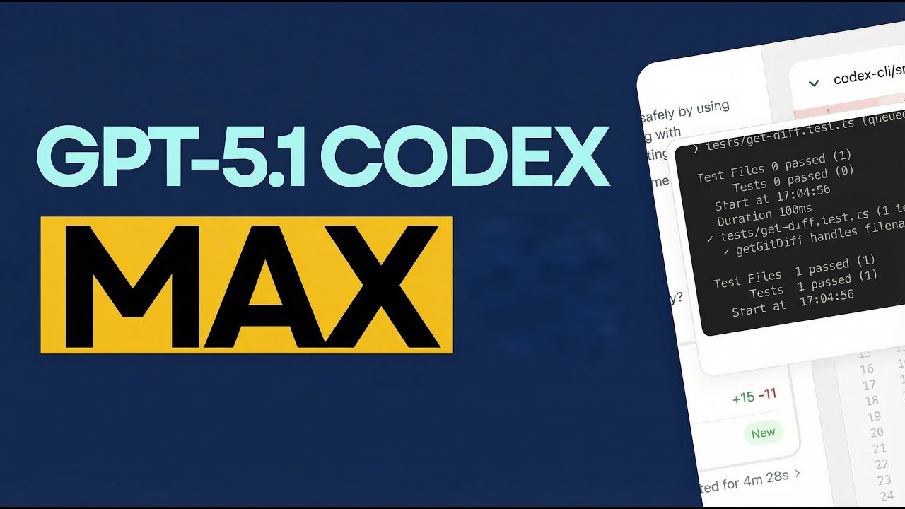 This New OpenAI Codex Max Model Codes NONSTOP — Full Review | AI | AI ...