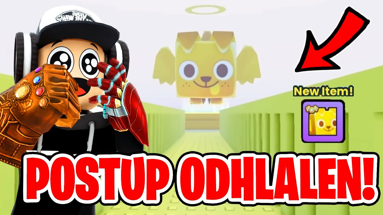 VYŘEŠENO 😇 TADY NA VÁS ČEKÁ HUGE ANGEL DOG ZADARMO 🐾 PET SIMULATOR 99 ...