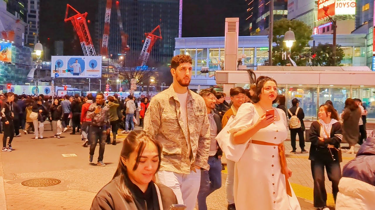 [4K] Night Strolling and Sightseeing in Shibuya. Tokyo, Japan. - YouTube