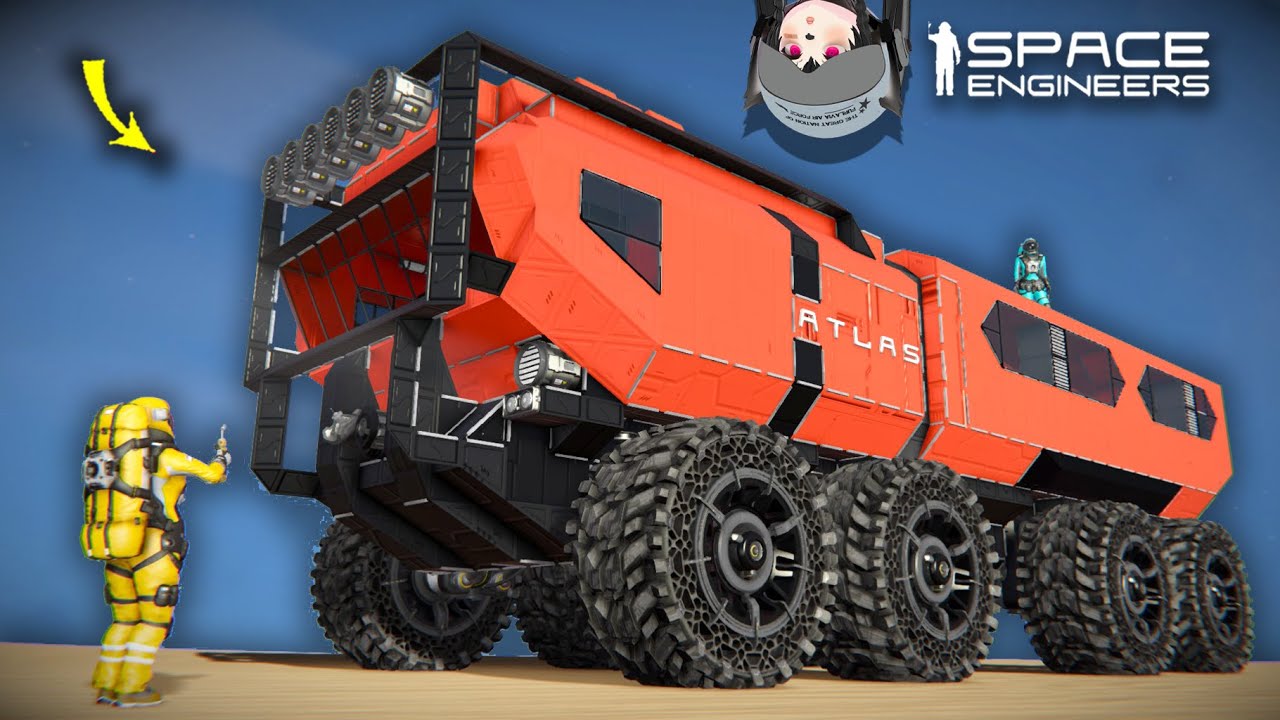 This Rugged Desert Respawn Rover Isn't Very Safe, Space Engineers - YouTube