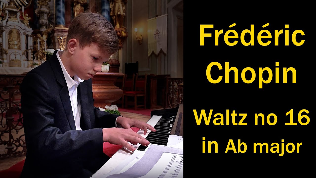 F. Chopin: Waltz No. 16 in A flat | Ádám Balogh - YouTube