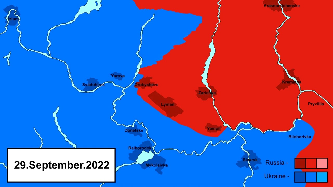 Battle for Lyman [September-October] - YouTube