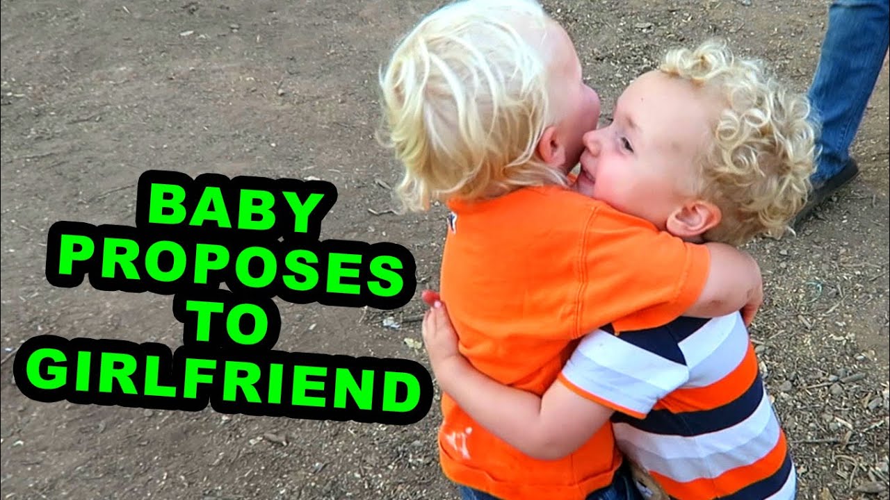 Baby Proposes to His Girlfriend - YouTube