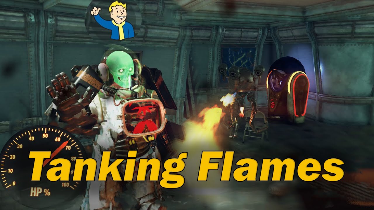 Tanking Flamethrower Robots... [Fallout 76] - YouTube