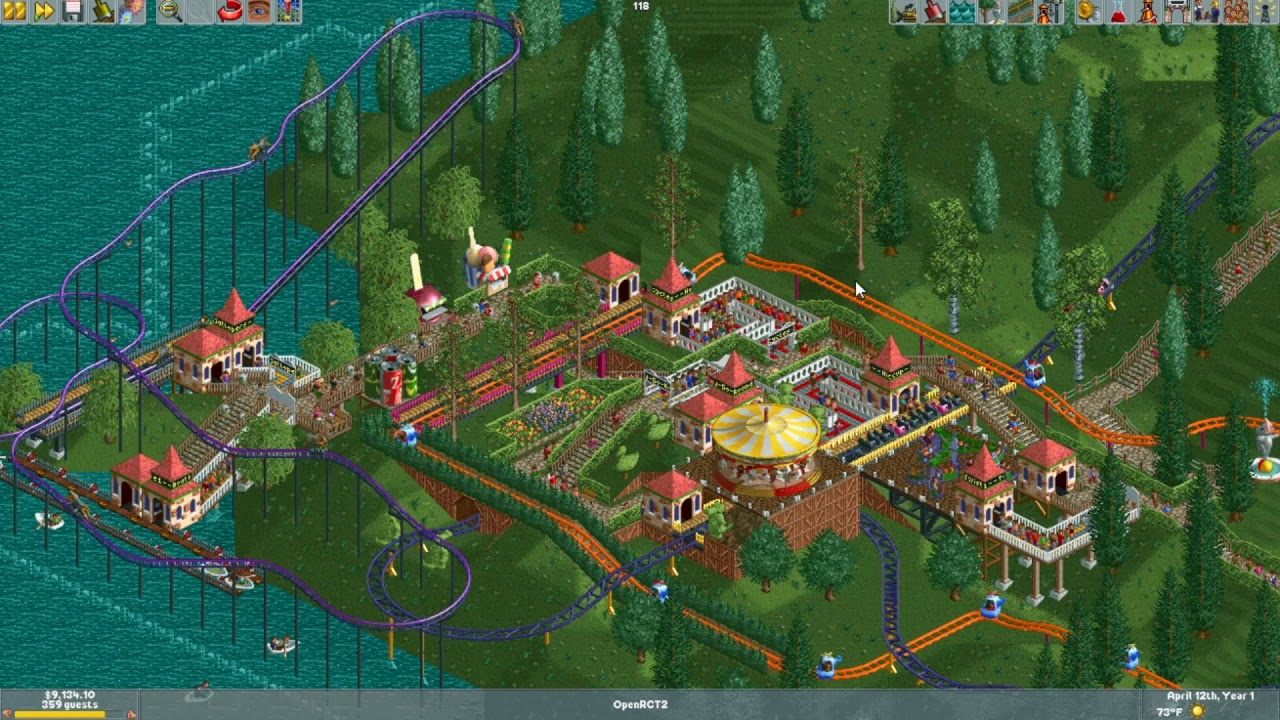 Lets Play OpenRCT2 Episode 87 - Gentle Glen Year 1 - YouTube