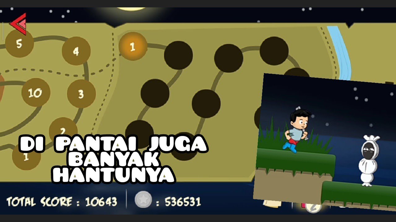 pocong hunter pantai level 1-2 gameplay android iOS - YouTube