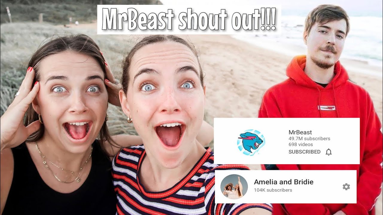 MR BEAST GAVE US A SHOUT OUT!! | SO GRATEFUL | IN SHOCK!! | 100K ...