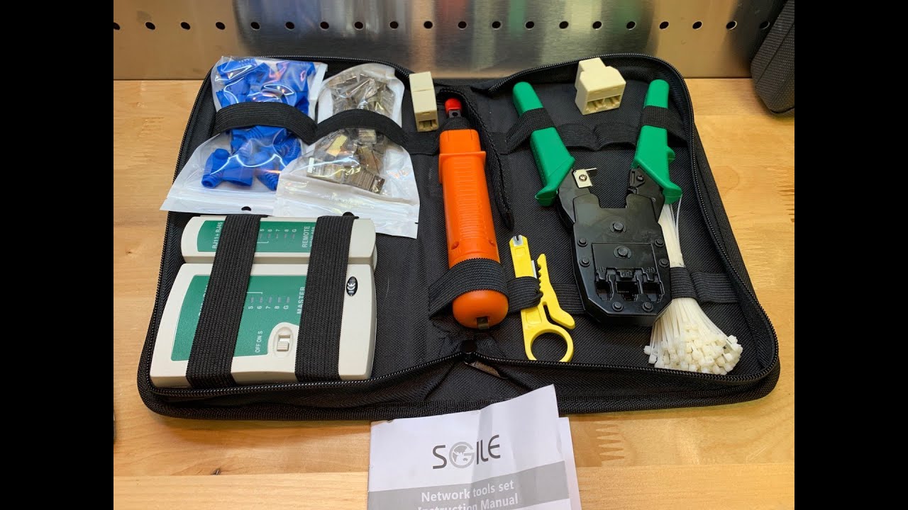 SGILE Pro 9/1 Network Tool Kit Review! - YouTube