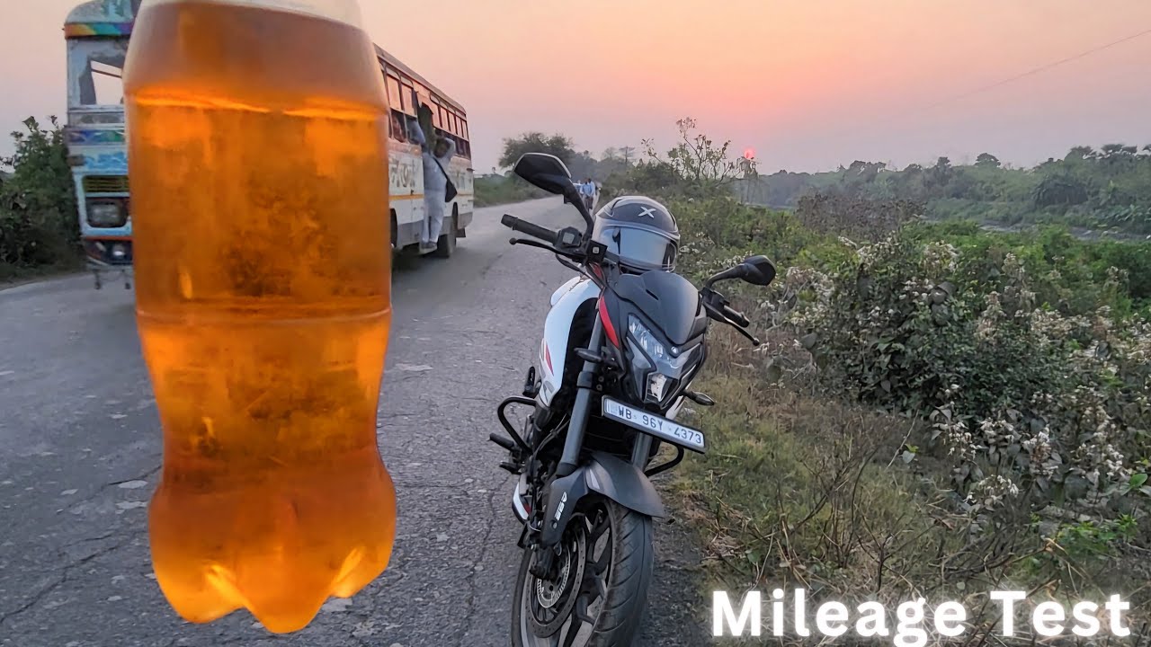 Mileage Test of New NS 200🚀 - YouTube