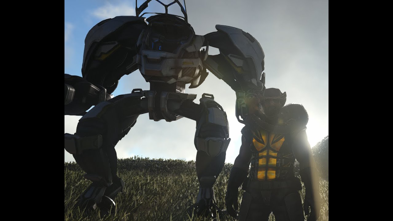 Lets mech suit up (Ark Survival Evolved MODS) - YouTube
