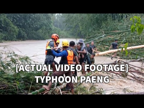 Actual Video Footage of Typhoon Paeng | Trophical Storm Paeng - YouTube