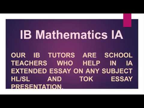 ib mathematics ia - YouTube