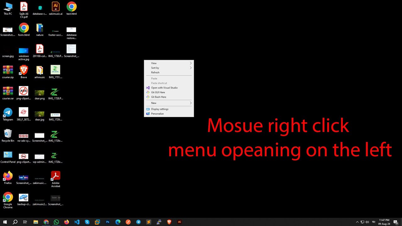 Context Menu Going Left not Right windows 10 | Fast Tech - YouTube