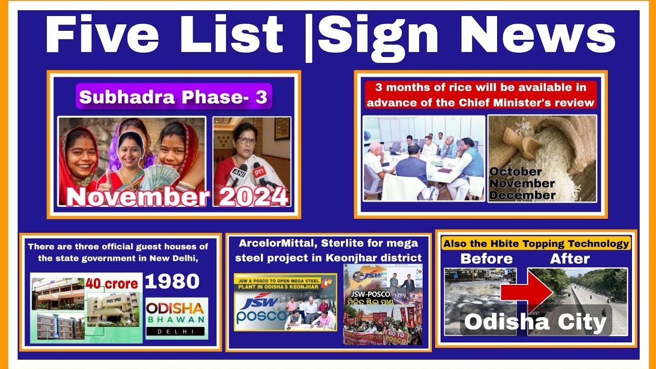 Five List | Sign News - YouTube