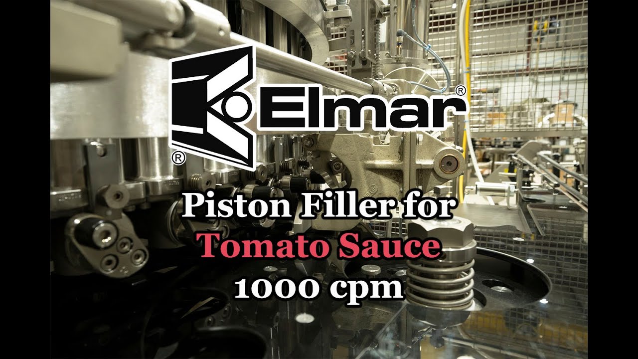 Elmar Piston Filler- 54 Filling Stations with 12-Station Seamer for ...