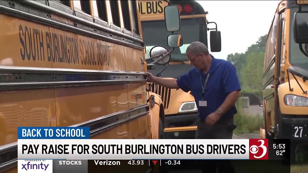 Bus driver pay raise pays off in South Burlington - YouTube