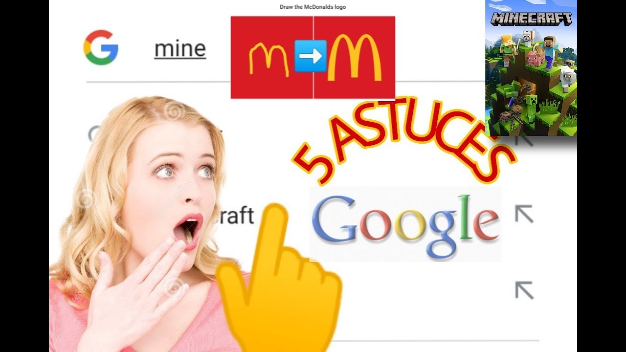 [TUTO] 5 ASTUCES GOOGLE- RUSH GAME - YouTube