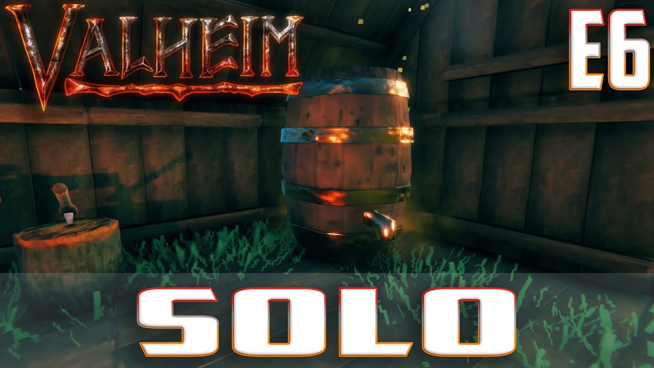 Valheim Solo-Ep.6-Cauldron & Fermenter - YouTube