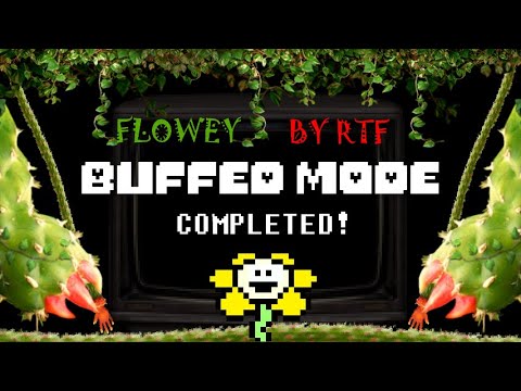 Flowey Battle by RTF BUFFED MODE COMPLETE! | Undertale Fangame Analysis ...