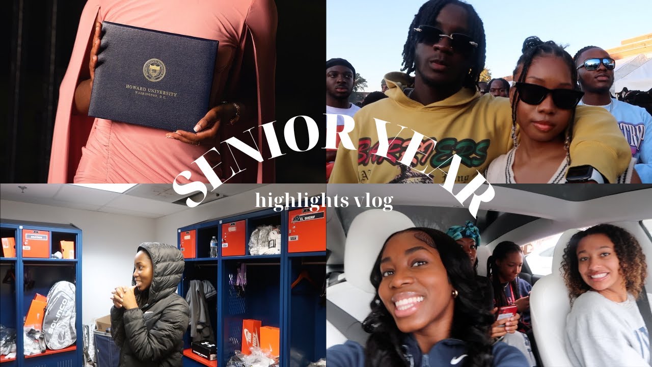 Howard University Senior Year Highlights Vlog | #howardhomecoming # ...