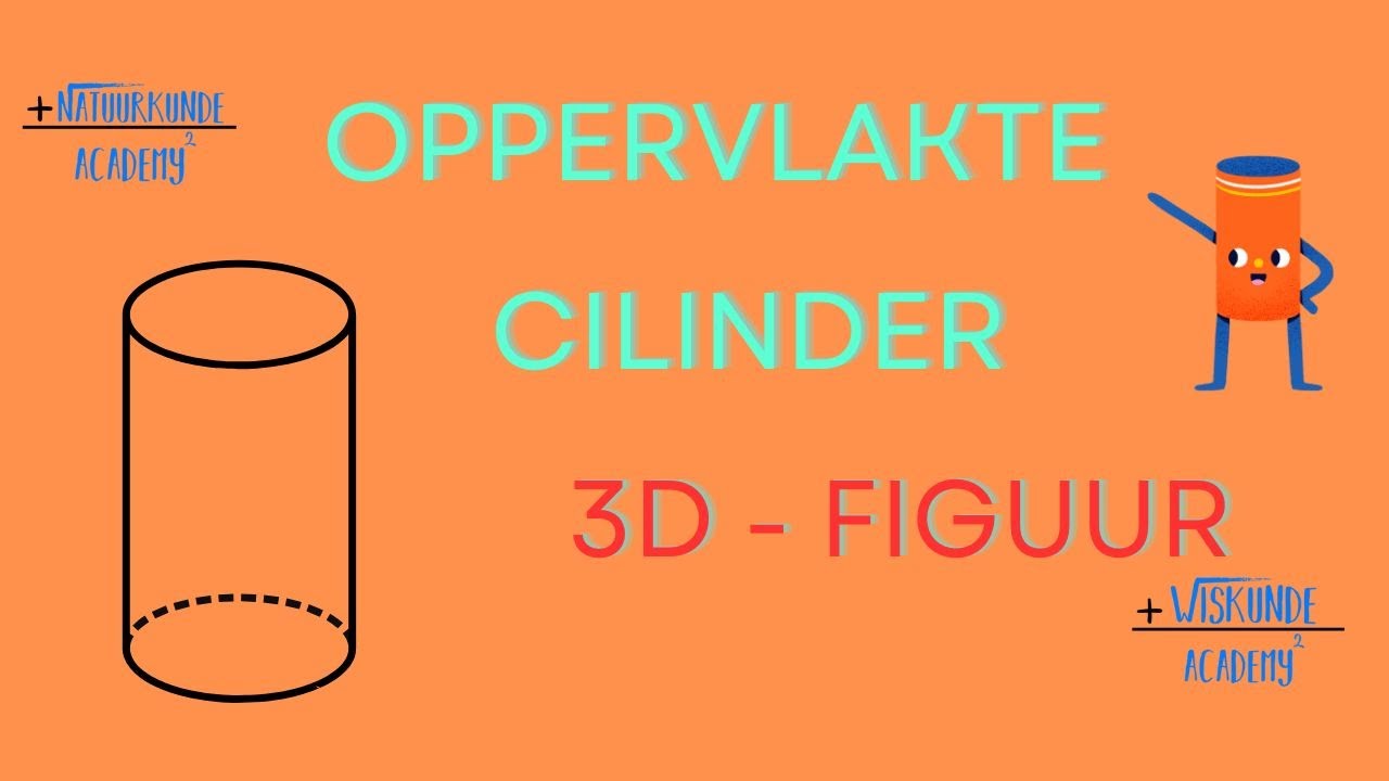 Hoe je de Oppervlakte van een cilinder kan berekenen laat ik zien in ...