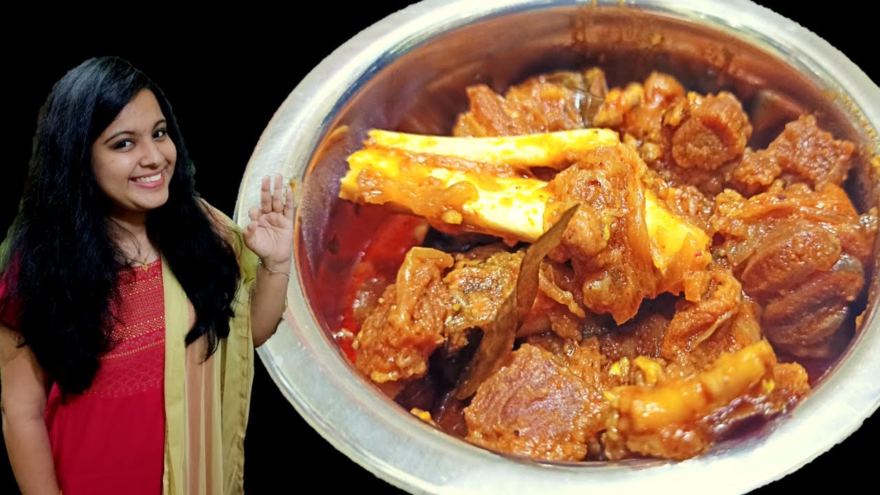 easy mutton curry recipe in pressure cooker | simple mutton curry for ...