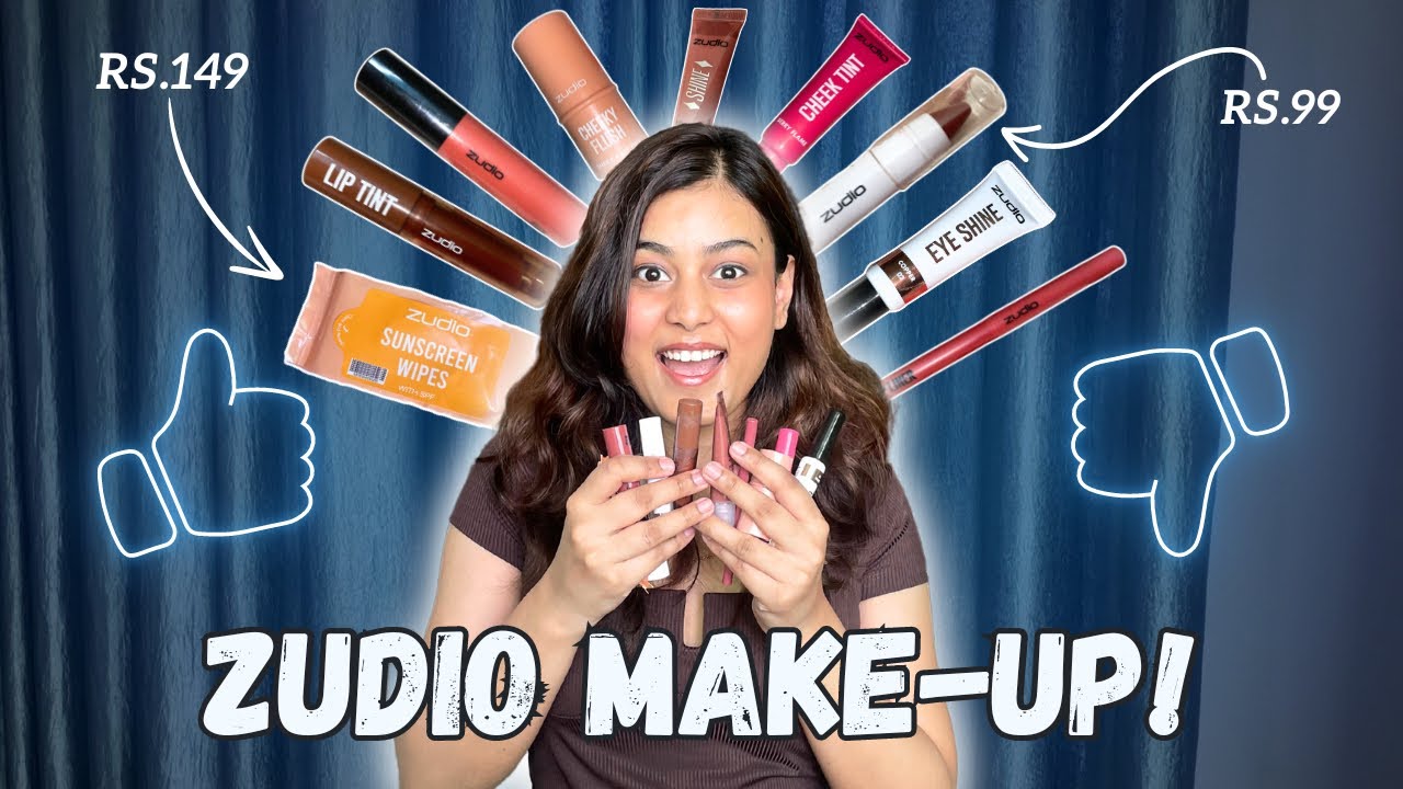 Trying ZUDIO makeup 2024🤩| Honest review ||UNDER 199 only 😱 - YouTube