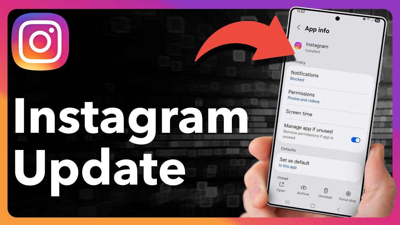 How To Update Instagram On Android - YouTube