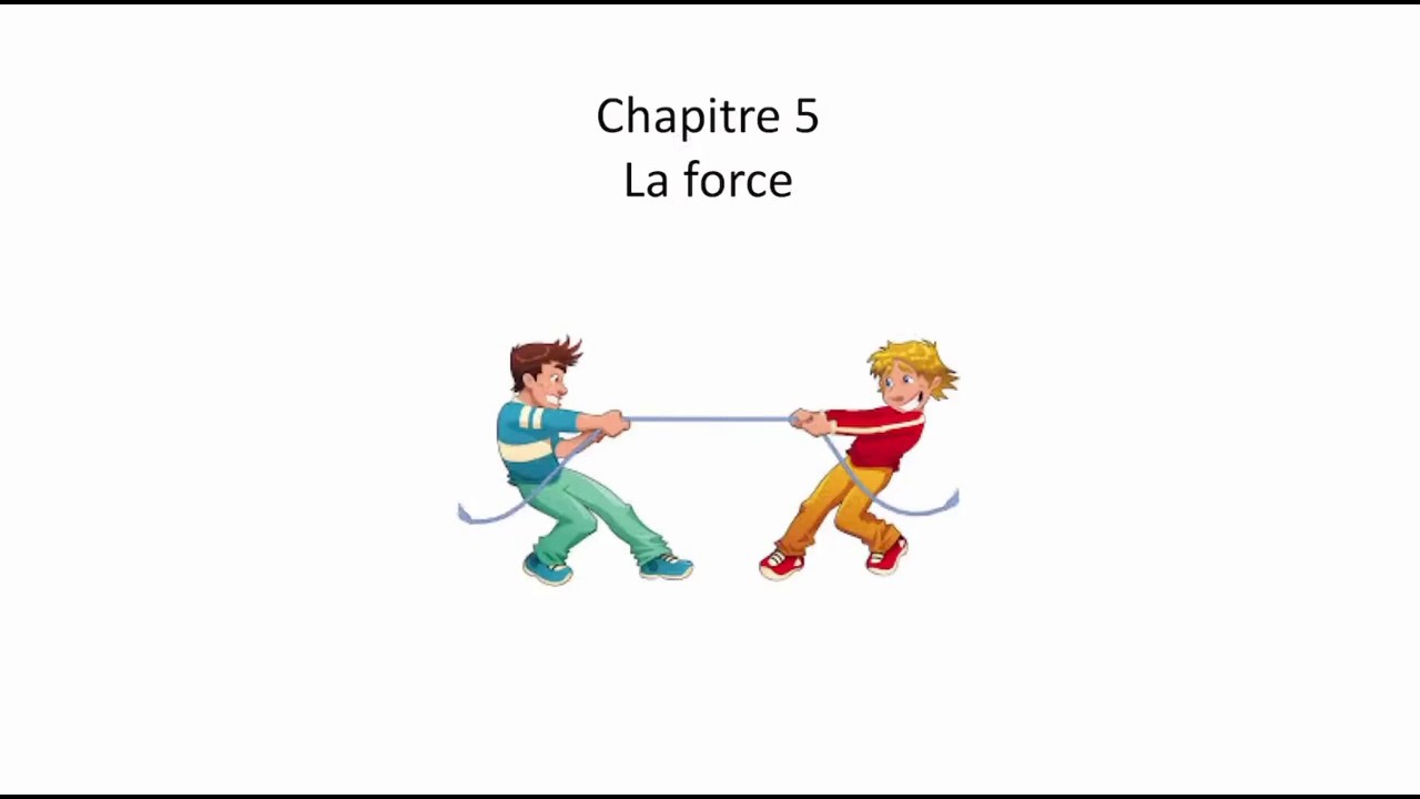 Revision 1 de la physique - la force - YouTube