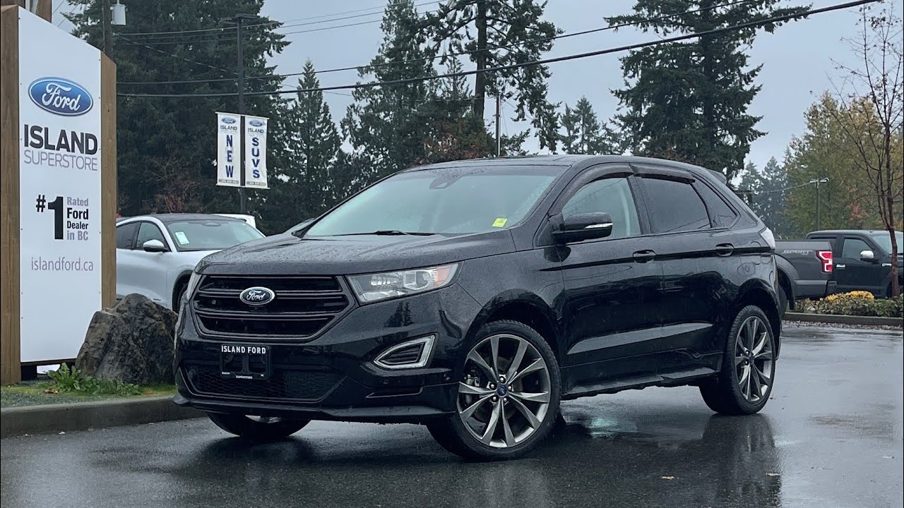 2017 Ford Edge Sport + NAV, Moonroof, AWD Review | Island Ford - YouTube