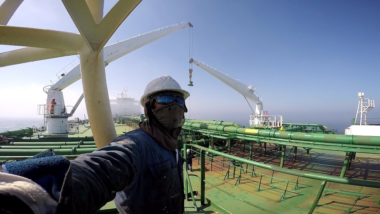 WORK ON DECK sa TANKER. (Connecting REDUCER PIPE)BOSUN, ABLE BODIES ...