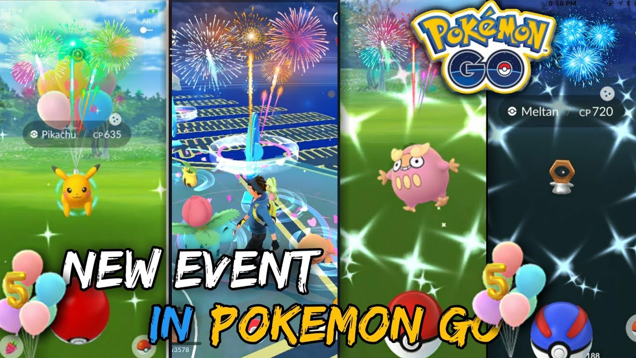 New shiny & events | Pokemon Go 5th Anniversary event | Shiny Darumaka ...