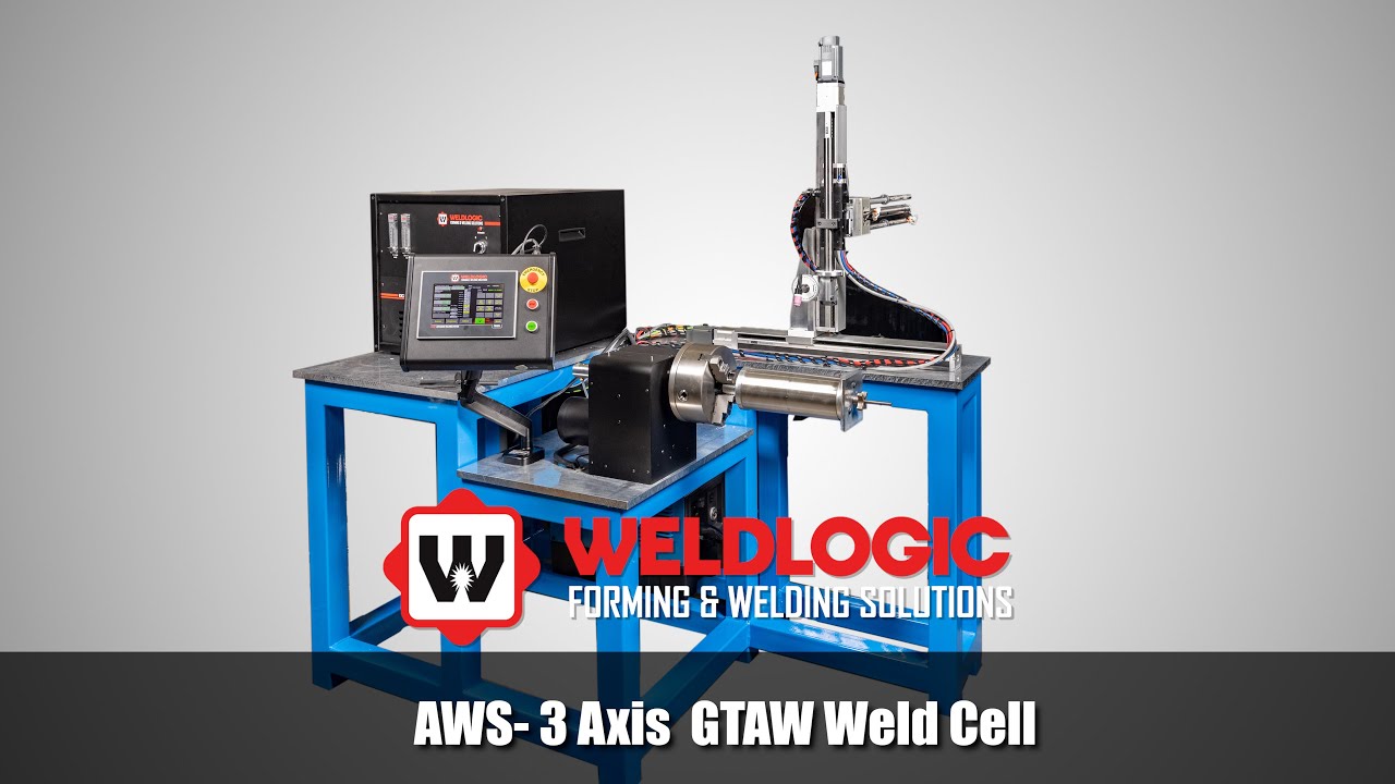 AWS 3 Axis GTAW Welding Cell - YouTube