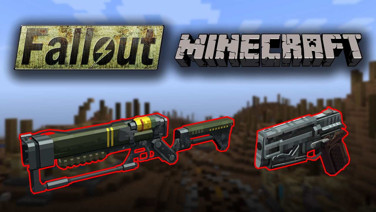 Fallout Gun Animations in Minecraft! (TACZ Gunpack Mod) - YouTube
