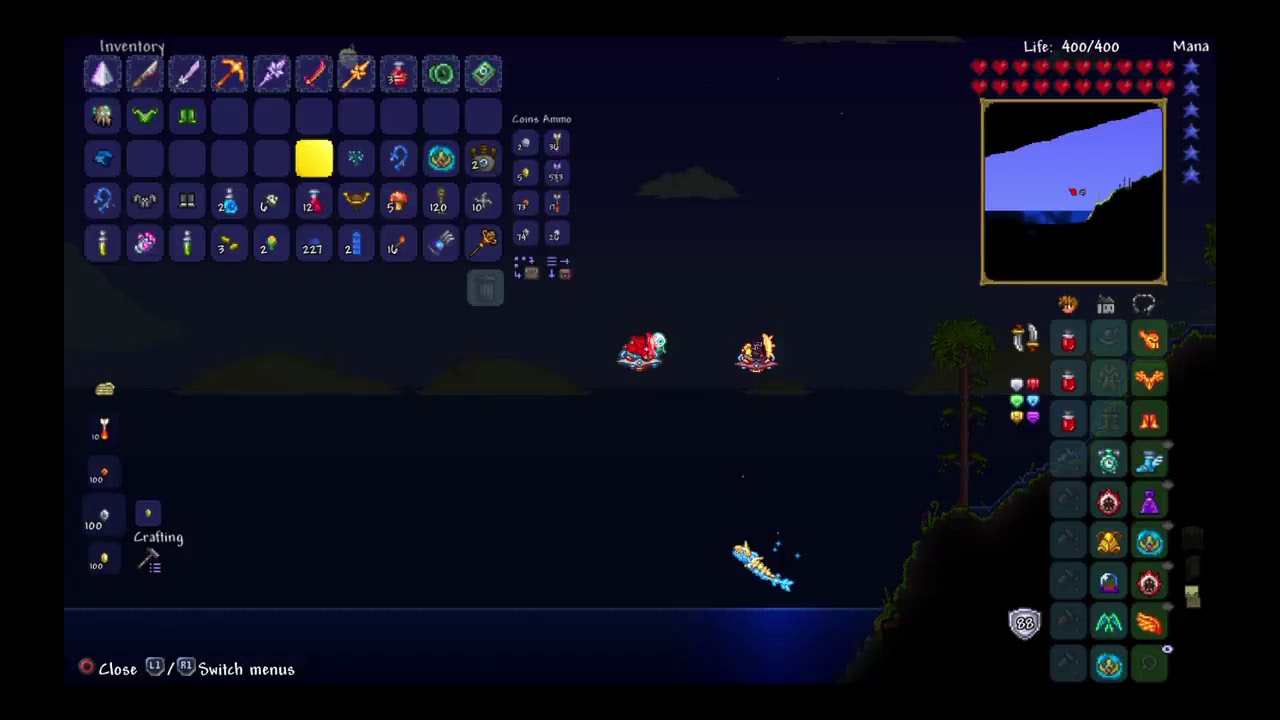 Terraria 2 Player PS4 - YouTube
