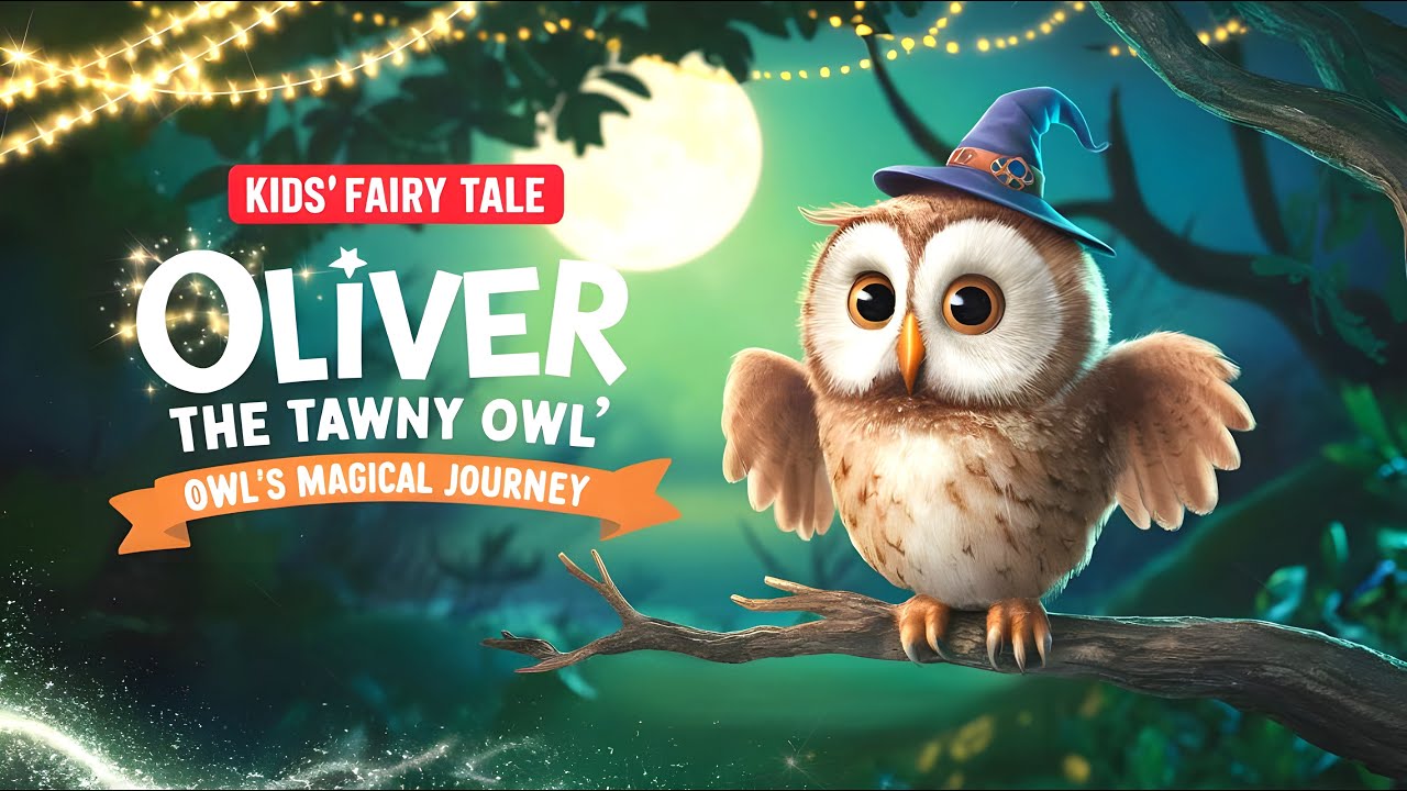 Kids' Fairy Tale: Oliver the Tawny Owl Magical Journey - YouTube