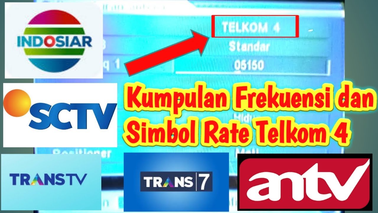 Frekuensi Dan Simbol Rate Di Satelit Telkom 4 Youtube