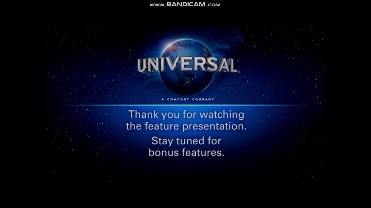 Universal Home Entertainment "Stay Tuned For Bonus Features" End Title ...