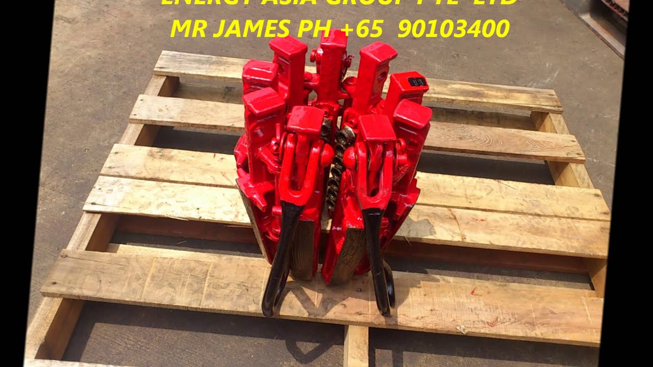 VARCO AOT DCS L DRILL COLLAR SLIPS FOR SALE - YouTube