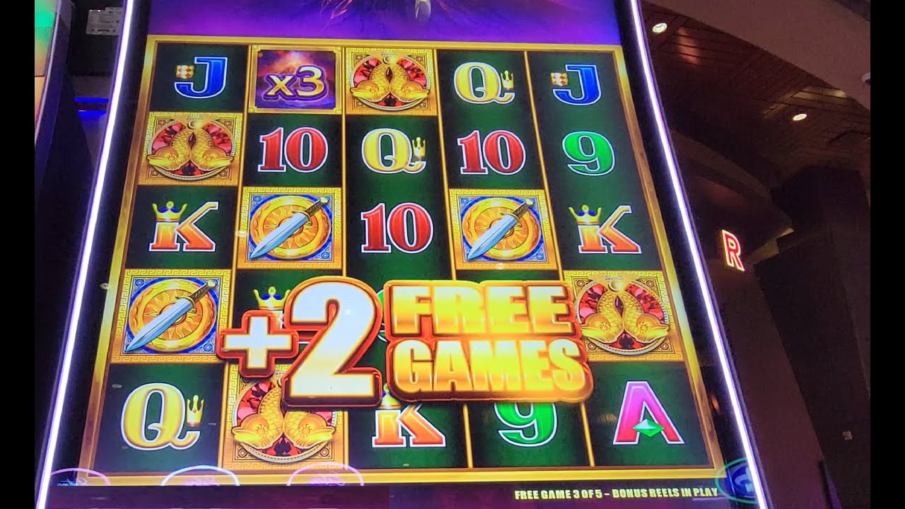 Awesome Win on Pompeii Rising Jackpots Slot - YouTube