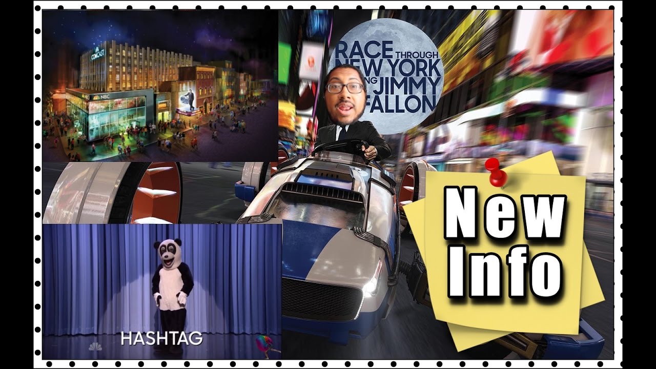 Universal Orlando Jimmy Fallon Ride New Info - YouTube