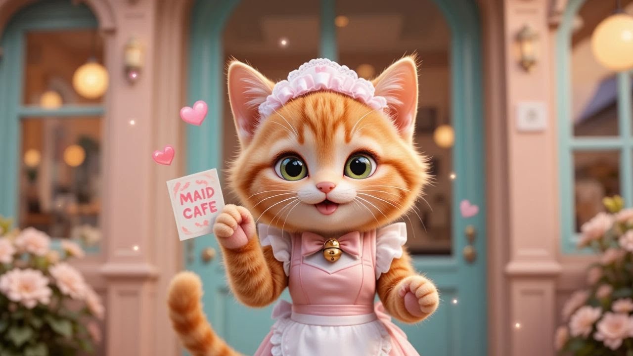 🐱🎀 A Day in the Life of CoCo as a Maid Café Owner - YouTube